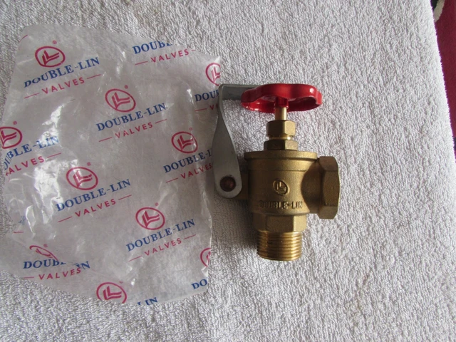 BRASS ANGLE GATE Valve/Tap - 1" BSP (Male/Female) £14.99 - PicClick UK