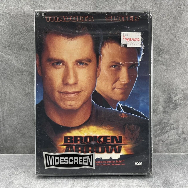 BROKEN ARROW (1996) DVD 1999 Widescreen John Travolta Christian Slater ...