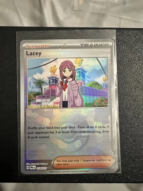 POKÉMON TCG PRISMATIC Evolutions - Lacey 114/131 - Textured Pokeball ...