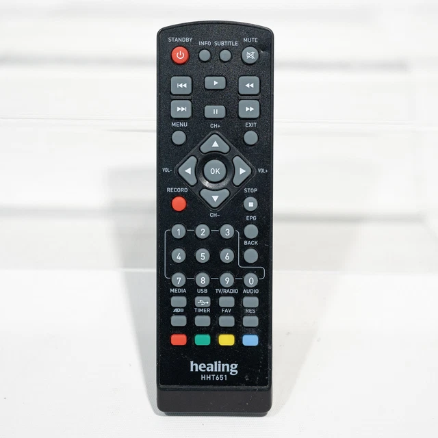HEALING HHT651 SET Top Box TV Tuner Remote Control - Genuine OEM ...
