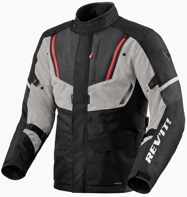 REV'IT REVIT MOVE H2O Black Grey Waterproof Motorcycle Jacket Size 3Xl ...