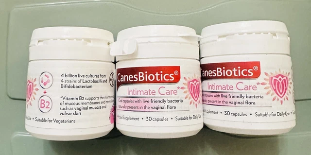 CANESTEN CANESBIOTICS, ORAL Capsules with Live Friendly Bacteria 3X ...