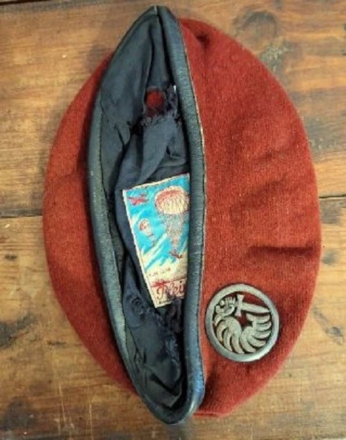 BERET AMARANTE ROUGE para TAP guerre algérie EUR 29,00 - PicClick FR