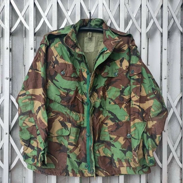 VINTAGE BRITISH ARMY 1968 Mustard P68 Smock Combat DPM Camo Shirt ...