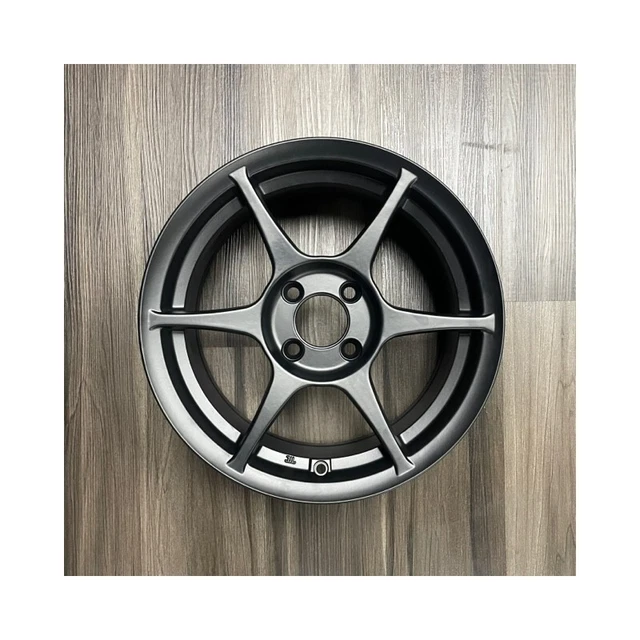 TFS401 356 WHEELS 15X7 +35 4X100 Civic Miata EG DC Matte Black Kosei ...