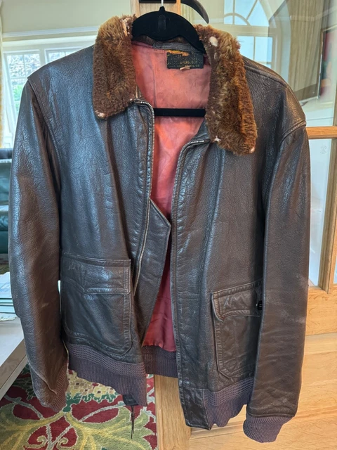 GENUINE WWII 1941 Usn Spec M422A Flight Jacket Gordon & Ferguson Co £ ...