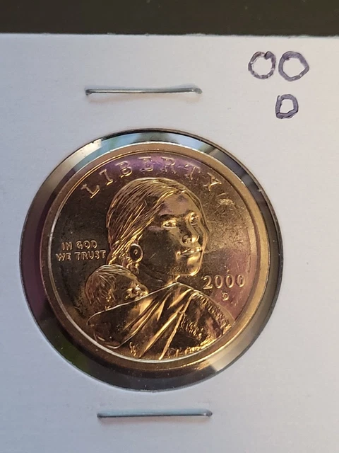 2000 D USA 50ct Sacagawea Golden Dollar Coin $1.50 - PicClick CA