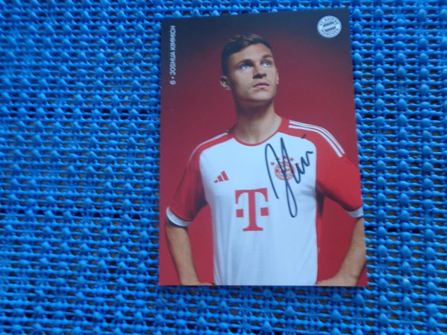 JOSHUA KIMMICH AK DFB EM 2024 FC Bayern München Autogrammkarte original signiert EUR 5,99 ...