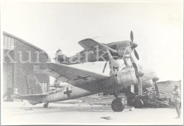 C020 FOTO WEHRMACHT Archiv Repro Luftwaffe Flugzeug Mistel Bomber Ju88 ...