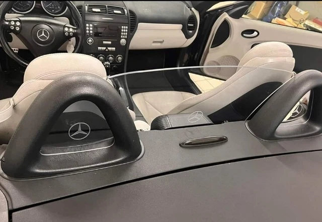 SLK R171 WIND Deflector Windschott Windshield Windbreak shield stop ...