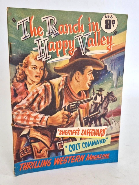 THE RANCH IN Happy Valley by Jerry Donnelly Thrilling Westerns #8 ...