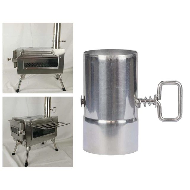 OVEN PIPE WITH damper, chimney, log, oven, smoke extractor, £11.62 ...