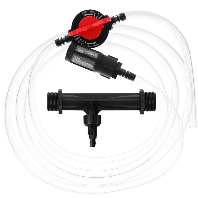 FERTILIZER INJECTOR FOR Hose Set Filter Pipette Kit EUR 17,24 - PicClick FR