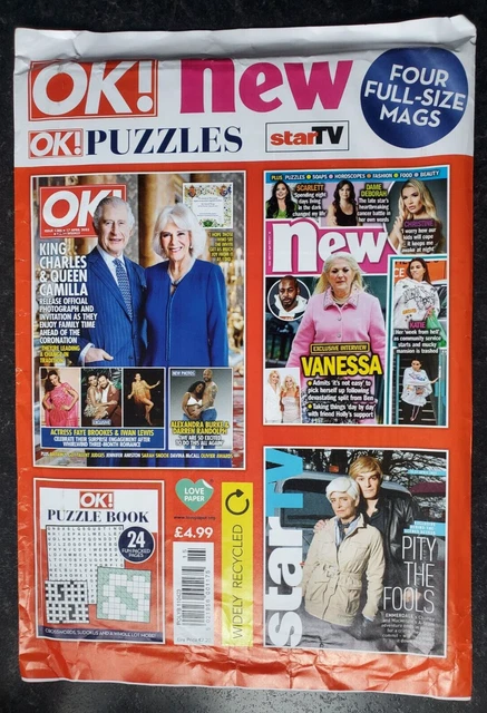 OK! WEEKLY & New Magazine Bumper 17Th April 2023 Charles & Camilla ...