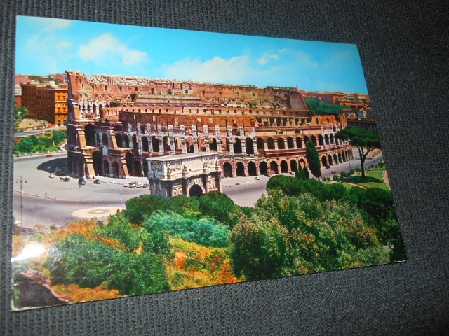 CARTOLINA ROMA COLOSSEO e Arco di Costantino 1967 (gr210) ° EUR 3,00 ...