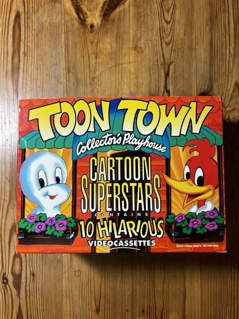 90S VINTAGE TOON Town Collectors Playhouse VHS Complete set of 10 VHS ...