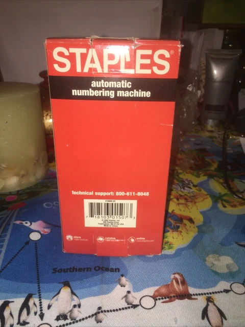 VINTAGE STAPLES AUTOMATIC Numbering Machine Mint Shape See Photos £15. ...