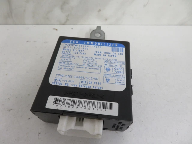 TOYOTA MR2 MK2 Sw20 Ecu Immobiliser Module 89780-17020 Mix1419-17 £45. ...