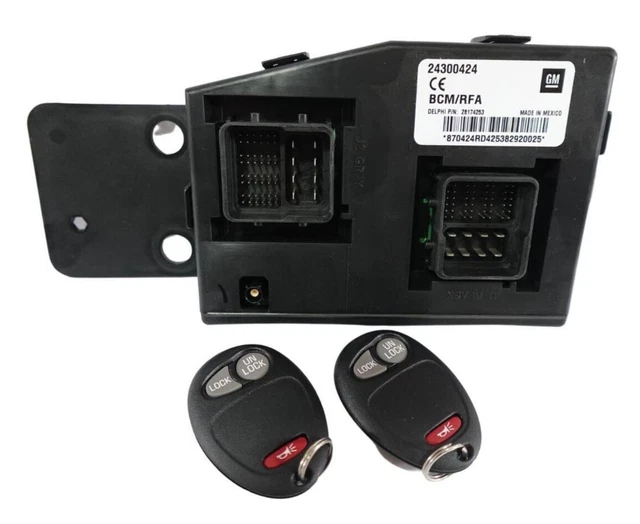 HUMMER H3 2006 Body Control Module Assembly With Remotes # 24300424 ...