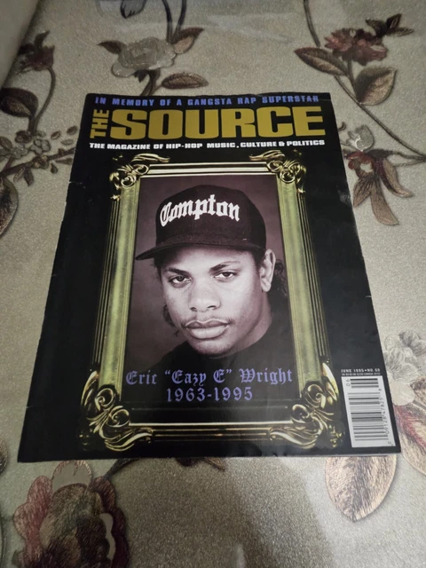 THE SOURCE MAGAZINE June 1995 “The Death of EAZY-E”, N.W.A. Isaac Hayes ...