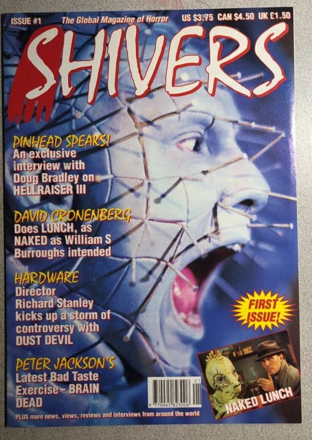 SHIVERS #1 (1992) British horror film magazine VERY FINE £19.80 ...