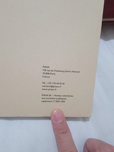 PIASA PARIS AUCTION House Catalogue, Italian Design, March 2025 £10.78 ...