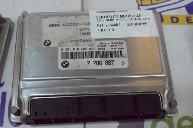 7786887 - 0281010205 boîtier moteur uce pour BMW SERIE 3 TOURING 2.0 16V 336800 EUR 114,80 ...