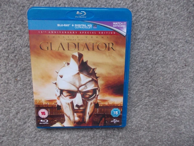 GLADIATOR - 15TH Anniversary Special Edition (Blu-ray) 2 Discs Russell Crowe EUR 4,67 - PicClick IT