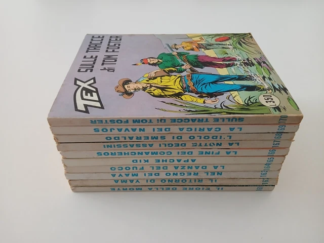 TEX - LOTTO/SEQUENZA Cpl. Dal N°161 Al N°170 - Prima Edizione - Piu ...