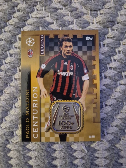 MATCH ATTAX 23/24 Paolo Maldini Champions League Centurion AC Milan ...