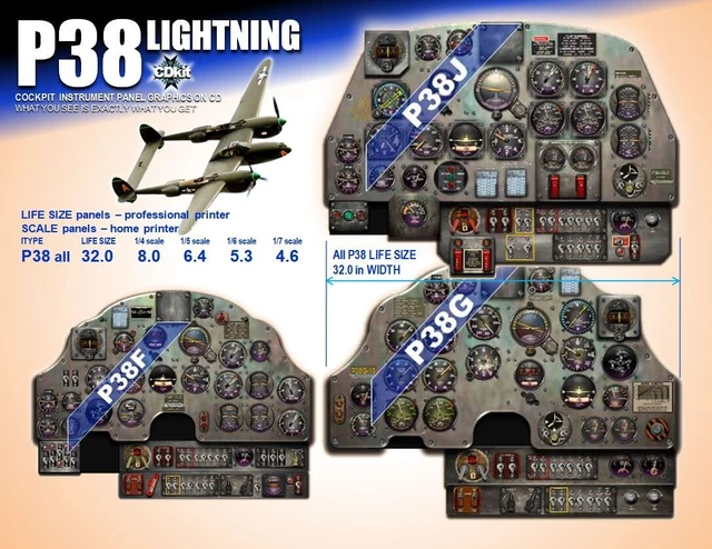 Lockheed P 38 Lightning Cockpit FOR SALE! - PicClick