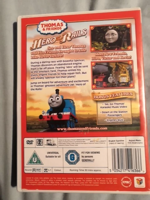 THOMAS & FRIENDS - Hero Of The Rails (DVD) £1.85 - PicClick UK