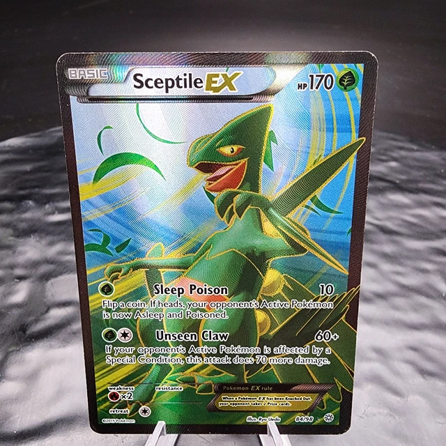 SCEPTILE EX 84/98 Ancient Origins (Pokemon) Full Art Ultra Rare LP 🌟 £ ...