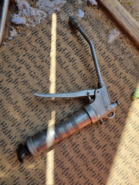 VINTAGE WANNER GREASE Gun High Pressure Double Valve - Made in ...