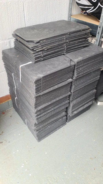 Slate Tiles Tapco Synthetic Slate Tile - Pack Of 25 Plum Slate