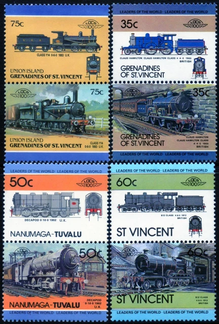 GREAT EASTERN RAILWAY (GER/LNER) Collection GB Train Stamps Loco 100 ...