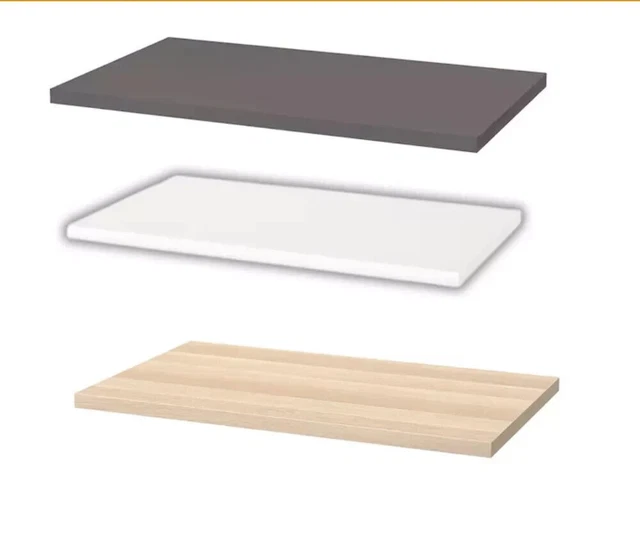 IKEA DESK TABLE Top 100x60 cm Without Legs Pre-Drilled Table Top ...