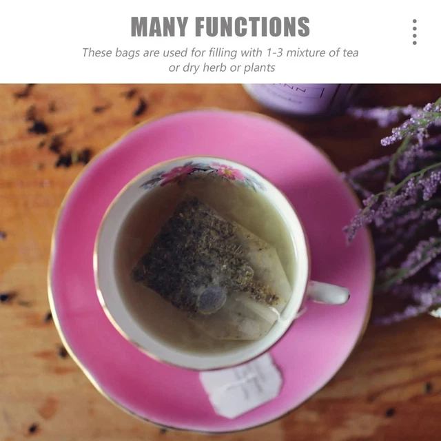 400 PCS DISPOSABLE Tea Filter Bags Non Woven Fabric Infuser Bags for ...