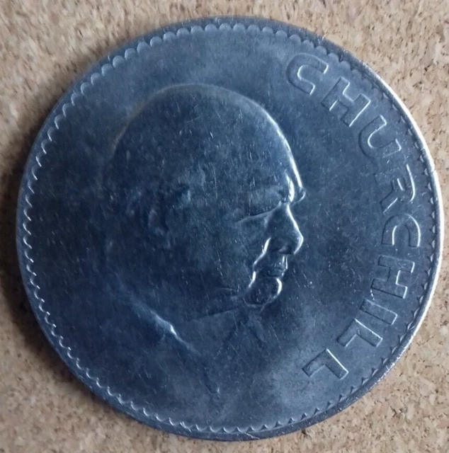 SIR WINSTON CHURCHILL Commemorative British Crown Coin 1965 Uk ...