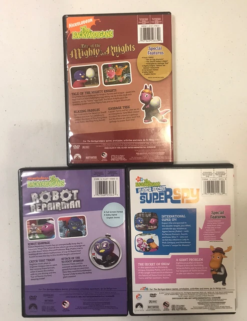 THE BACKYARDIGANS BIG BACKYARD ADVENTURES 3 DVD Set Nickelodeon - FREE ...