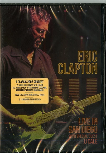 CLAPTON ERIC (WITH Spéciale Guest Jj Cale ) Live IN San Diego DVD Neuf ...
