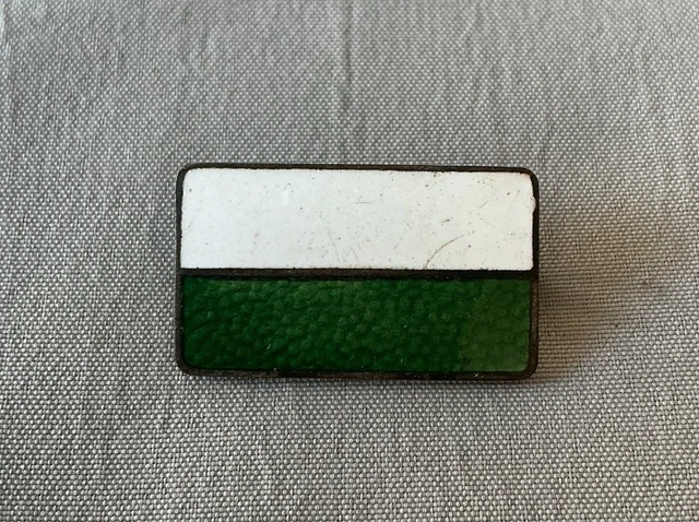 WW1 AUSTRALIAN ENAMEL Colour Patch Sweetheart Badge 4th Battalion AIF ...