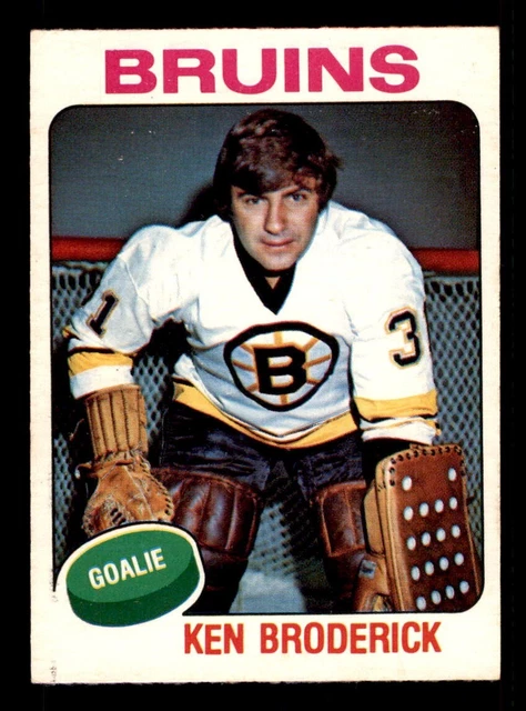1975 OPC O-PEE-CHEE Hockey #340 Ken Broderick très bon état *e1 EUR 3 ...