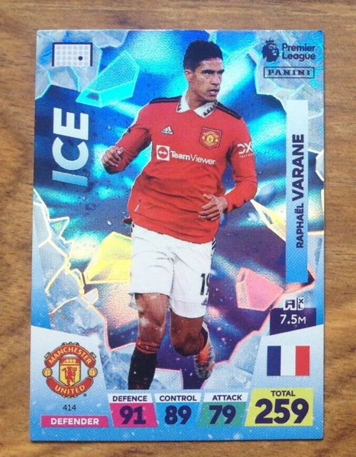 CARTA RAPHAEL VARANE, Ice.Panini Premier League 2023 Adrenalyn XL n. 414 Utd uomo uomo EUR 4,07 ...