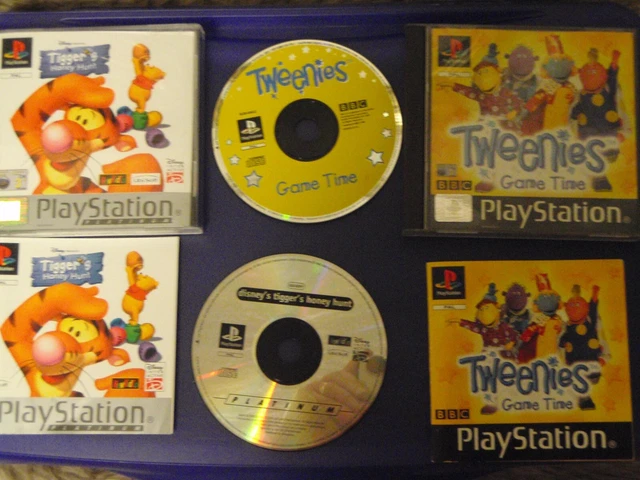 TWEENIES GAME TIME, Tiggers Honey Hunt PlayStation PS1 games UK BUYERS ...