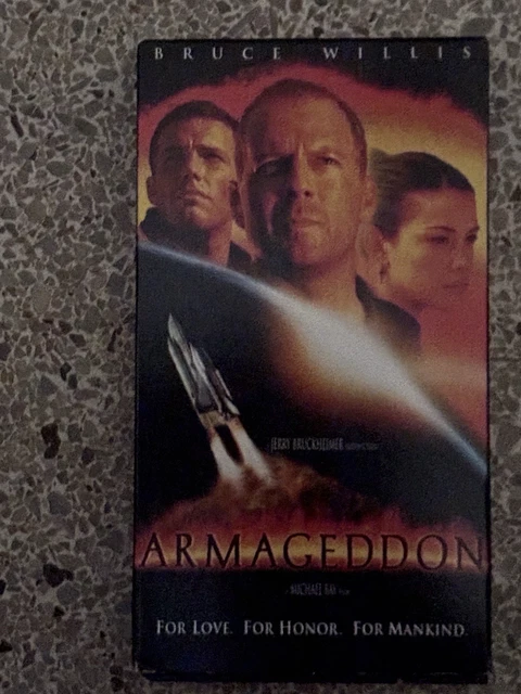 ARMAGEDDON (VHS, 1998) Bruce Willis, Ben Affleck, Billy Bob Thorton £2. ...