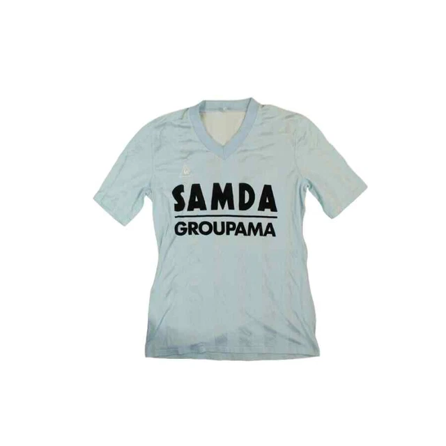 MAILLOT DE FOOTBALL rétro supporter SAMDA Groupama années 1990 EUR 85 ...