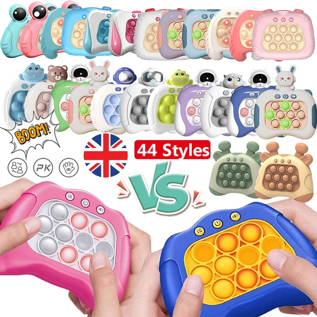 POP PUSH IT Game Controller Bubble Sensory Fidget Toy Electronic Whack ...