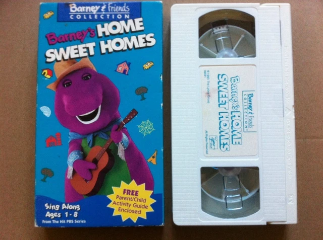 BARNEY'S HOME SWEET HOMES 1993 vhs Barney Friends Collection Sing Along ...