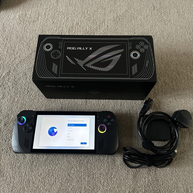 ASUS ROG ALLY X Windows Handheld Gaming Pc 1Tb Ssd 24Gb Ram Z1 Extreme ...